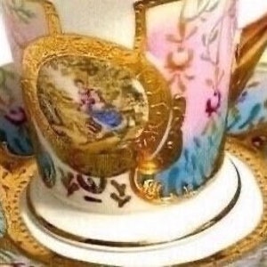 Vintage Kpm Colonial Tea Cup Home Decor Gold Gift Gifts - Etsy