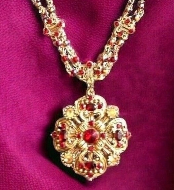 Vintage avon red crystal - Gem