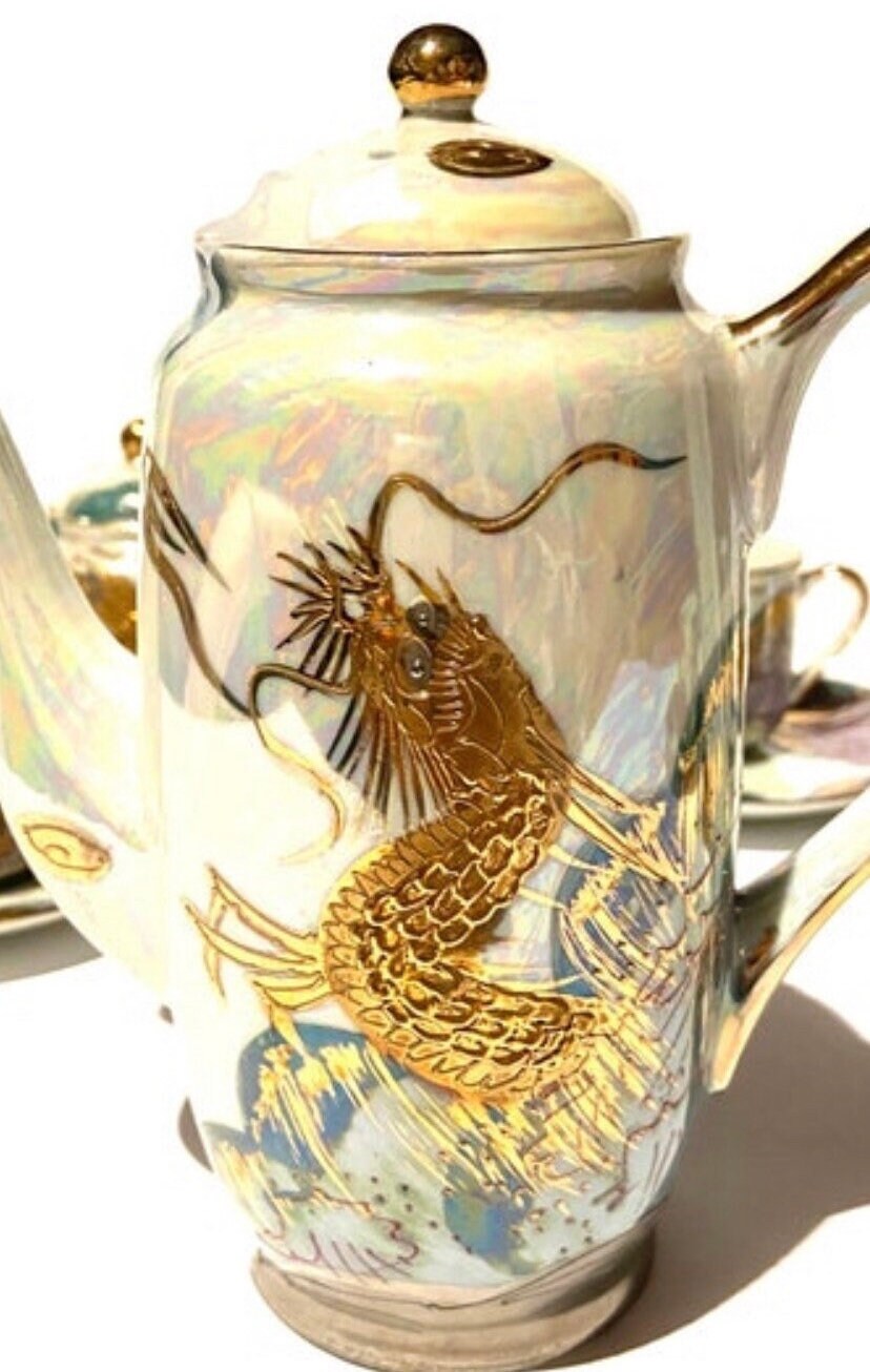 Vintage Dragon Tea Set Vintage Kitchen Vintage Tea Pot Gifts - Etsy