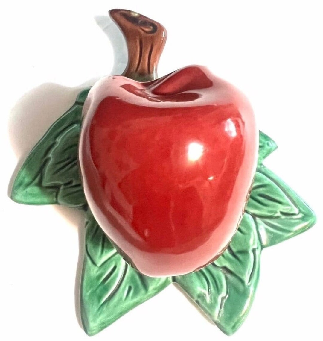 Vintage Apple Wall Pocket Home Decor Apples Gift Gifts - Etsy