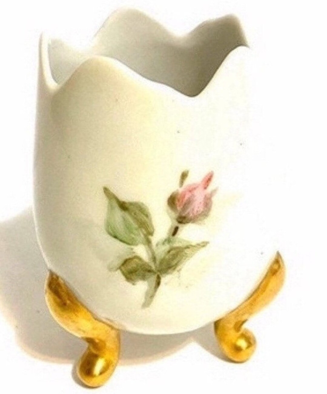 Vintage Floral Egg Vase Home Decor Vases Gift Gifts - Etsy
