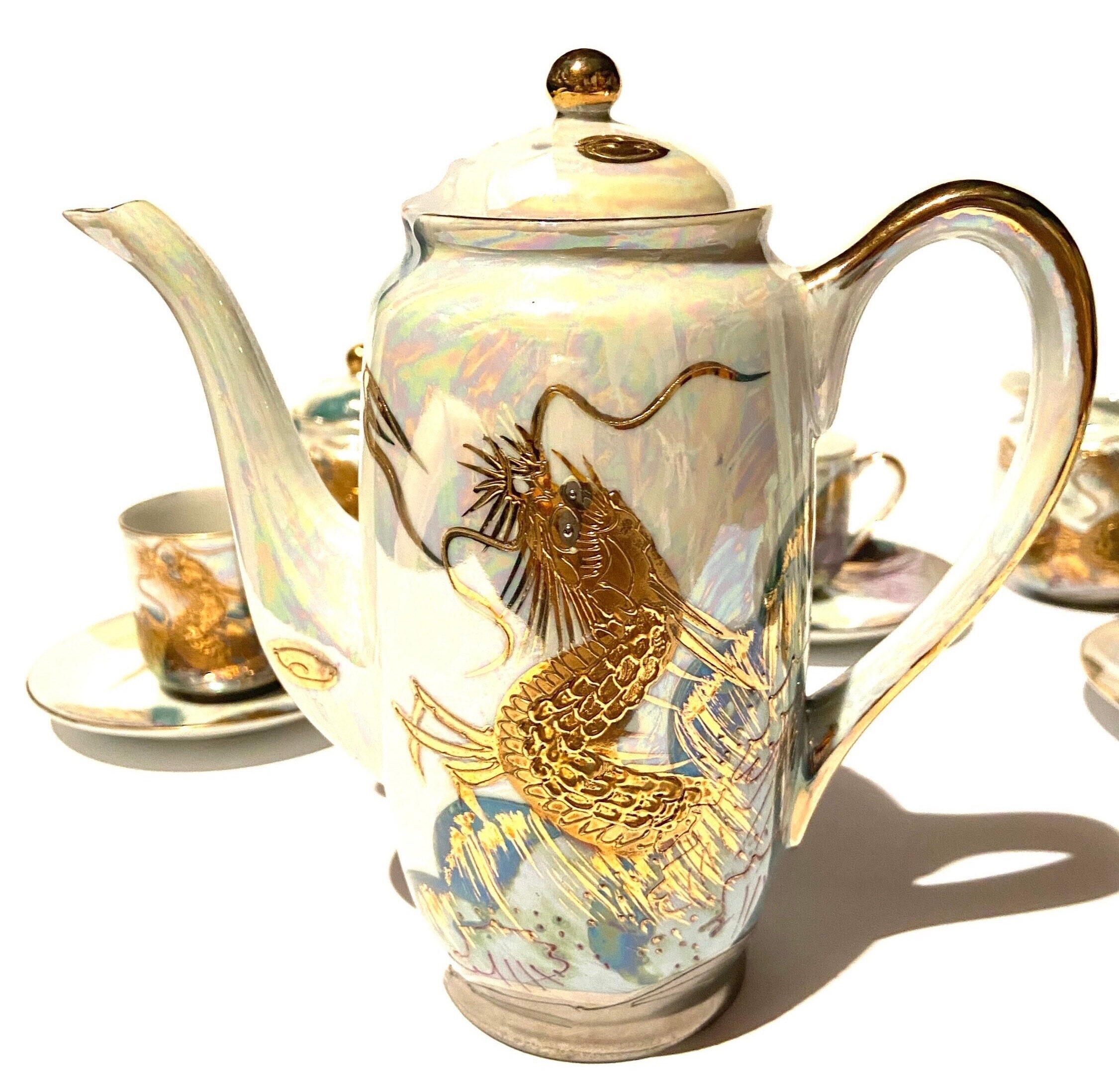Vintage Dragon Tea Set Vintage Kitchen Vintage Tea Pot Gifts - Etsy