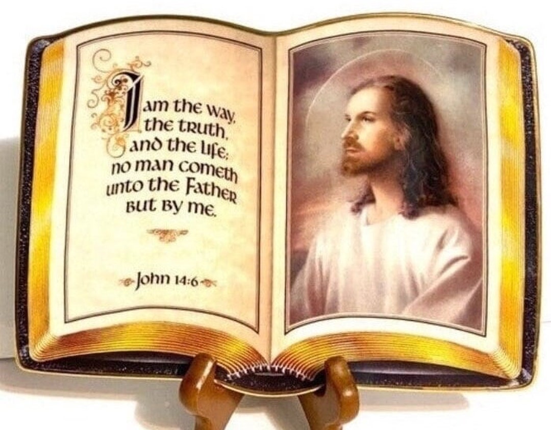Vintage Religious Plate Vintage Jesus Vintage Decor Home Decor - Etsy