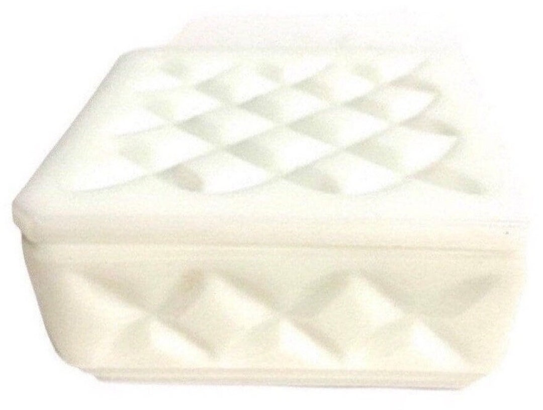 Vintage Milk Glass Trinket Box Vintage Home Decor Diamond - Etsy