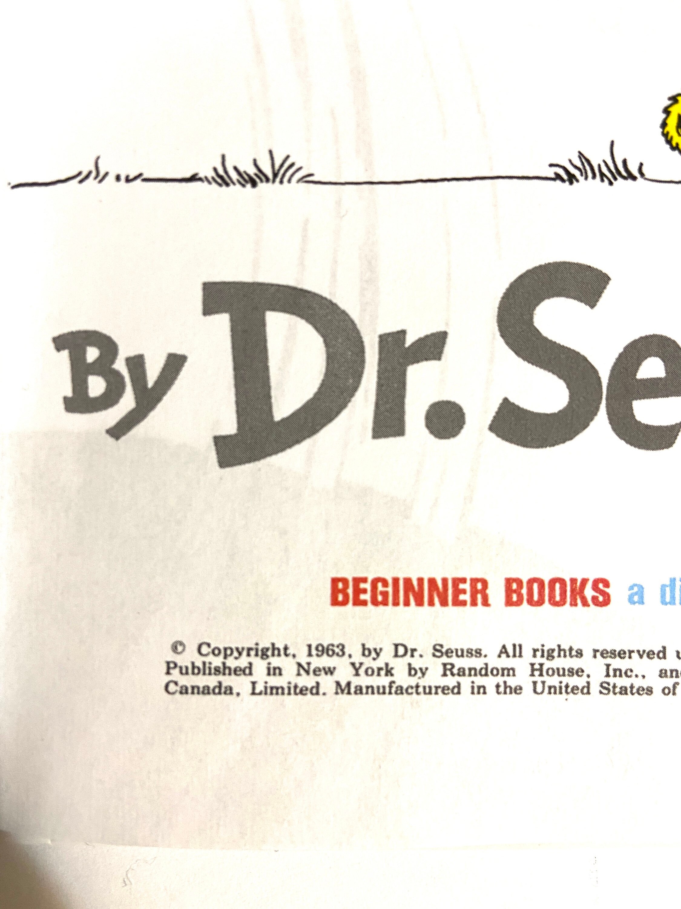 Vintage Dr. Seuss Book - Etsy