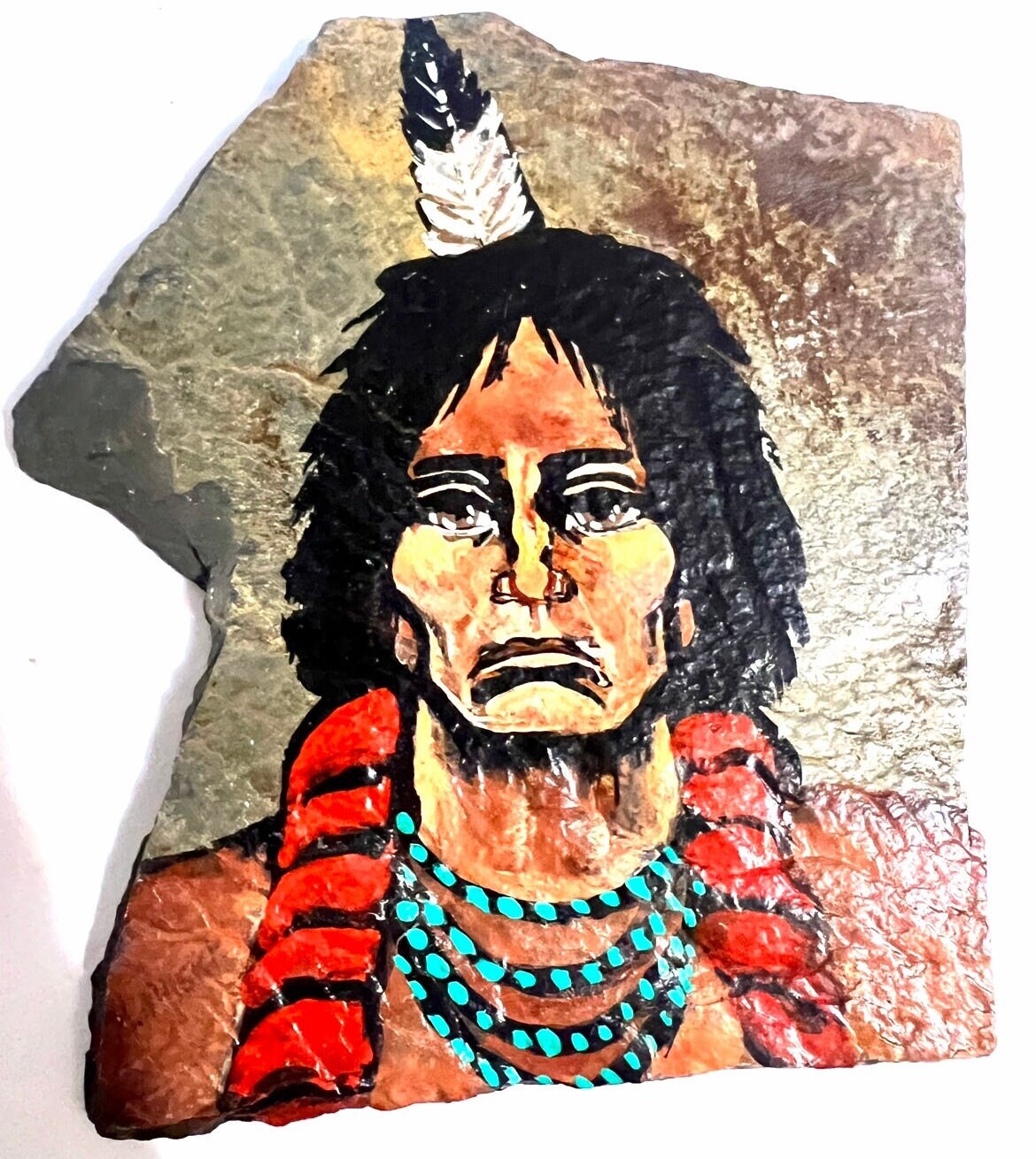 American Indian Rock Art Painting Home Decor - Etsy