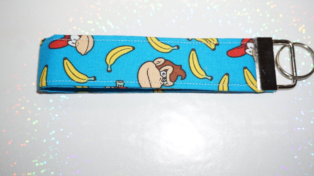 Video Game Ape Wristlet Keychain , Wristlet Key Fob , Wrist Keychain ...