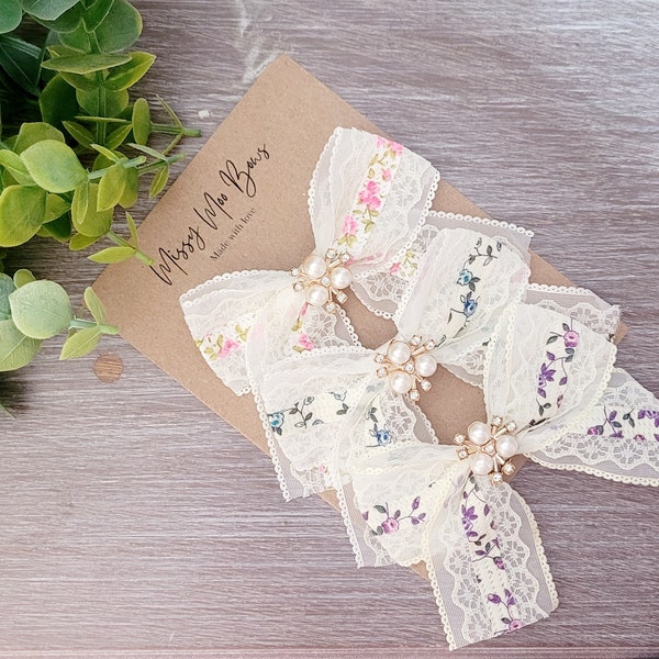 Ivory Hair Clips - Etsy