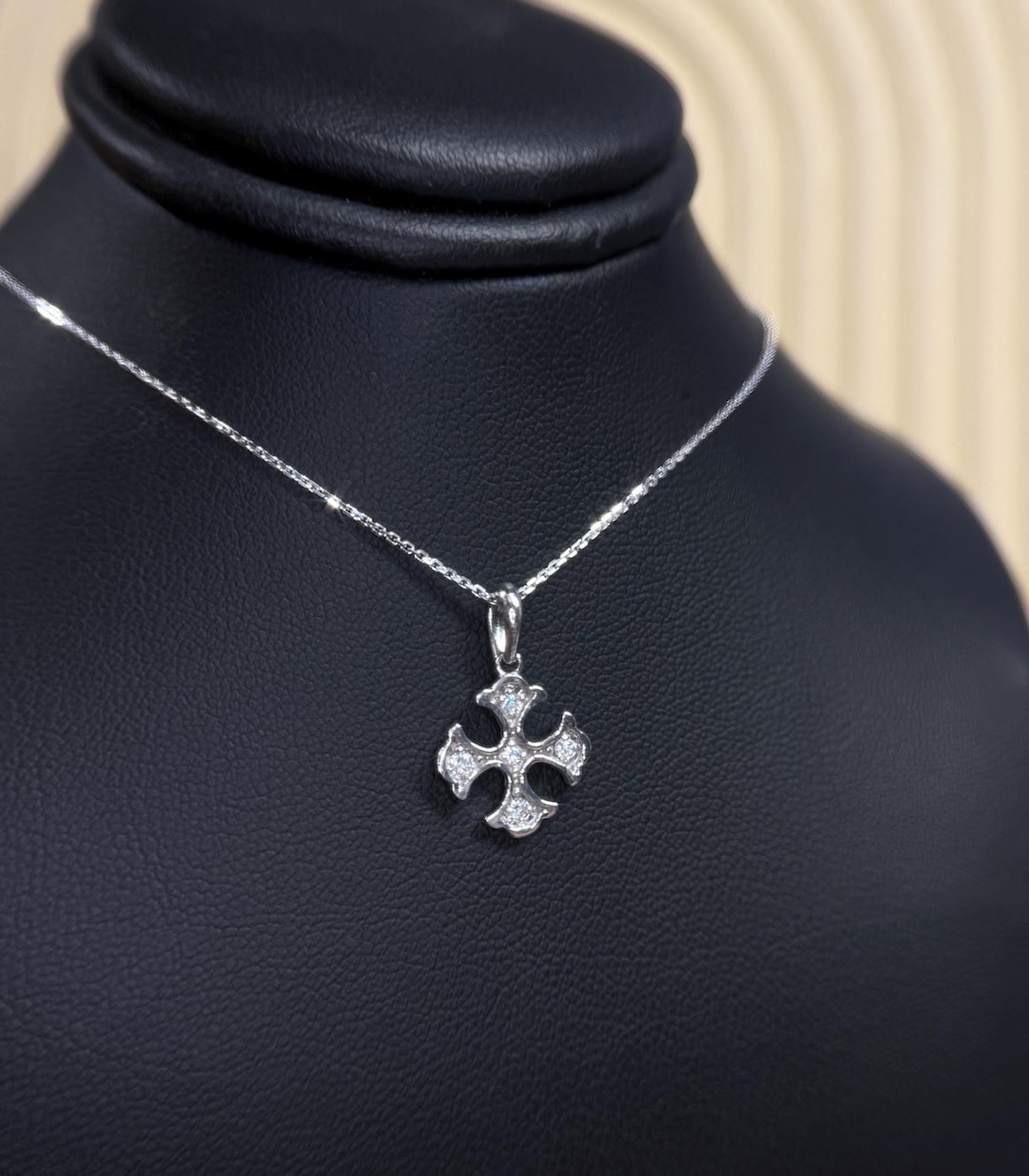 925 Sterling Silver Vintage Cross Necklace – Classic Religious Pendant ...