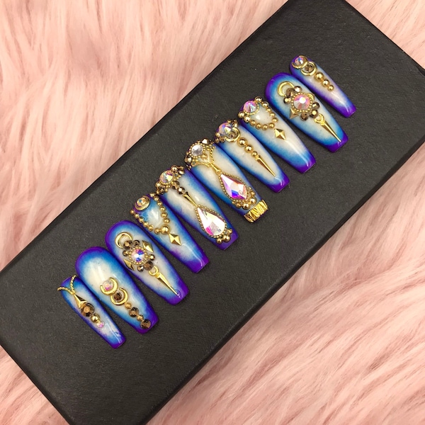Fake Nails Set - Etsy