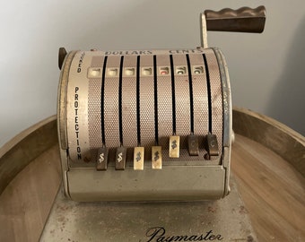 Antique Check Printer - Etsy