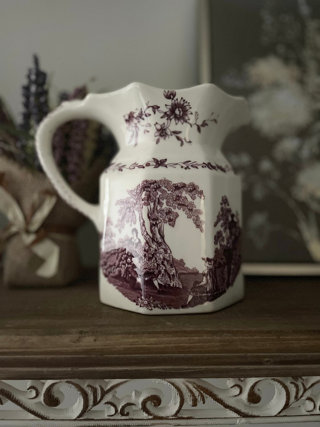 Antique Authentic Mason’s Medium Jug - Etsy