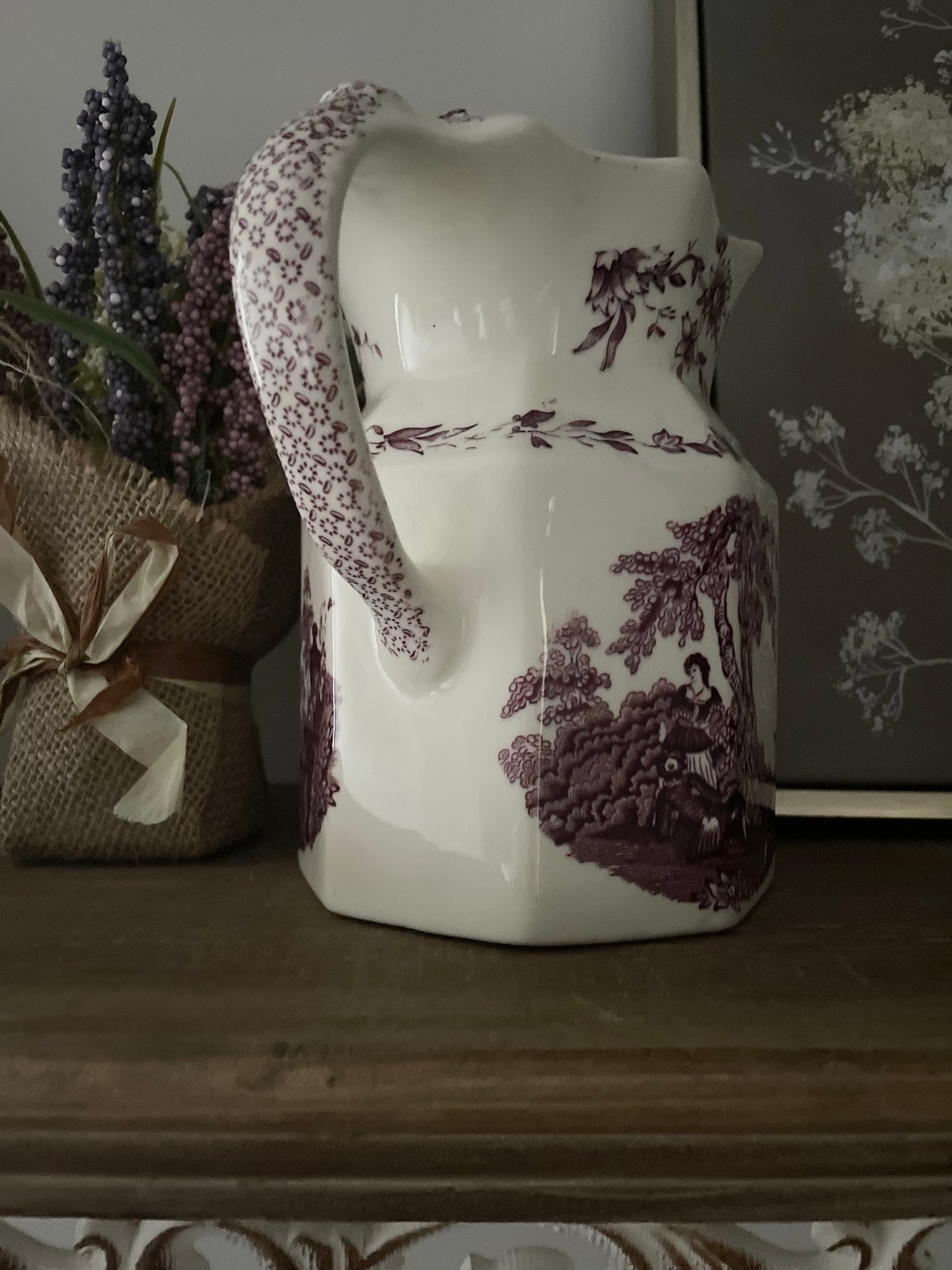 Antique Authentic Mason’s Medium Jug - Etsy