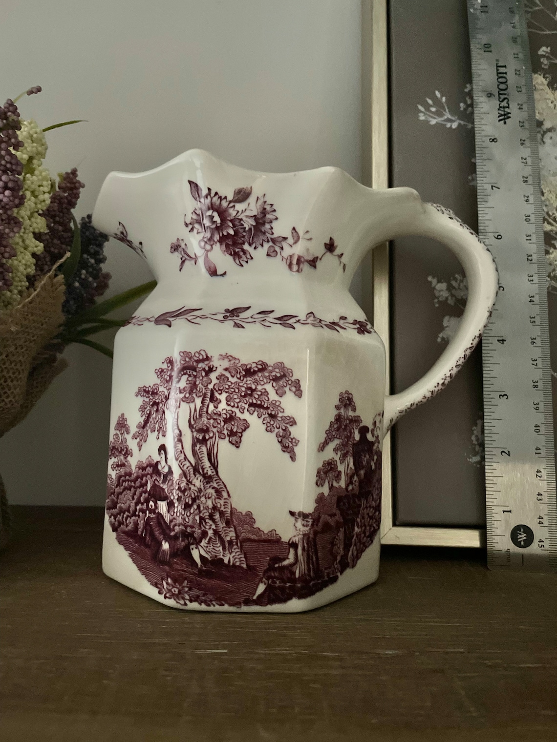 Antique Authentic Mason’s Medium Jug - Etsy