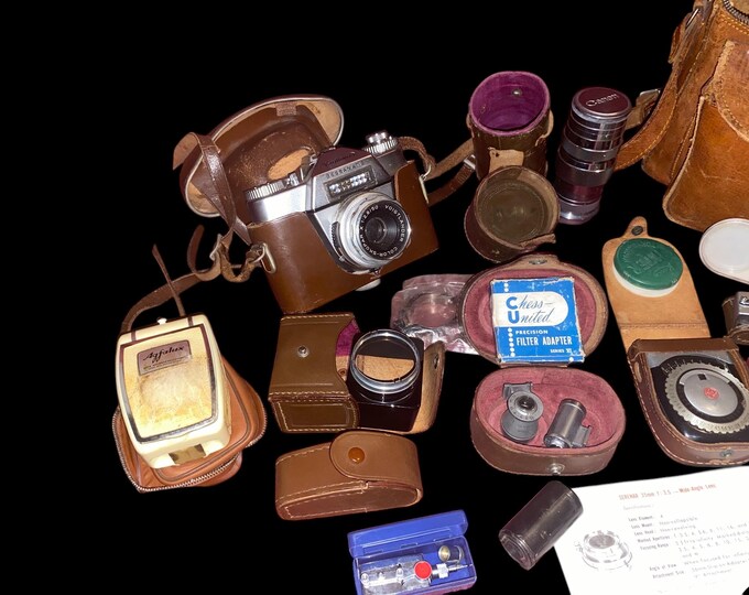 Vintage Camera. 1920s to 1960s Retro Cameras & Cases. Box/folding/slr ...