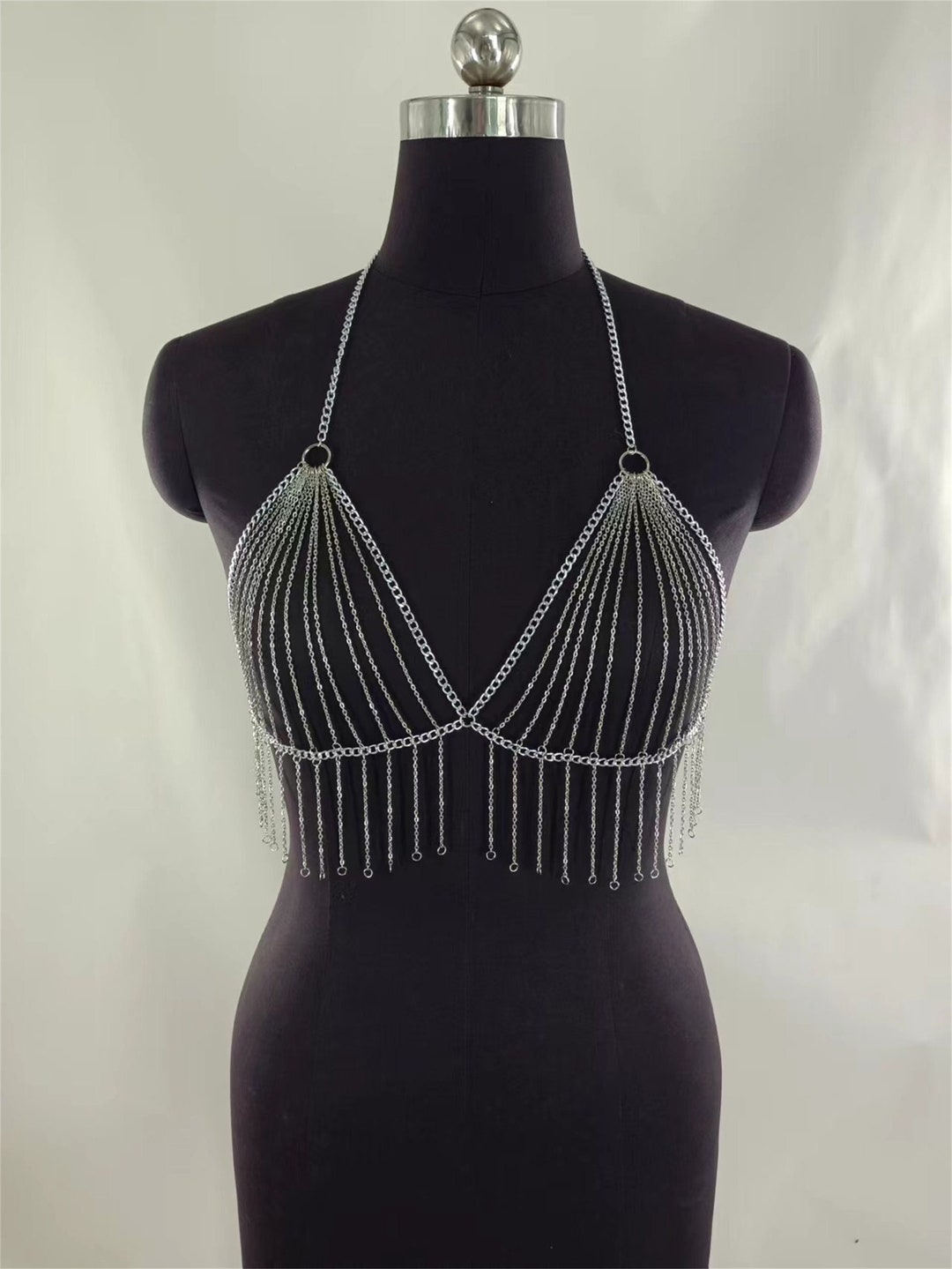 Tassel Chain Vest Brahandmade Body Chainsummer Body - Etsy Canada