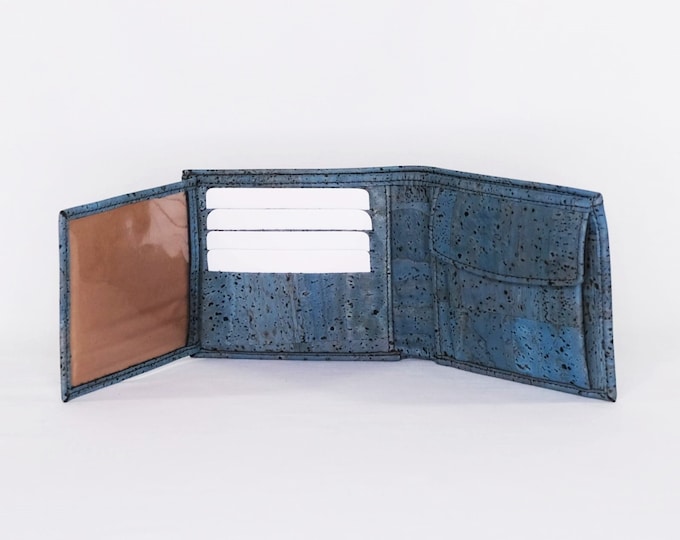 Classic Trifold Large Wallet, Change Pocket, ID Slot, Natural Vegan ...