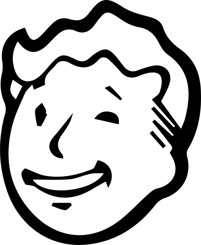 Cricut Fan Art .svg .eps .jpg .png Fallout Vinyl Cutting - Etsy Finland