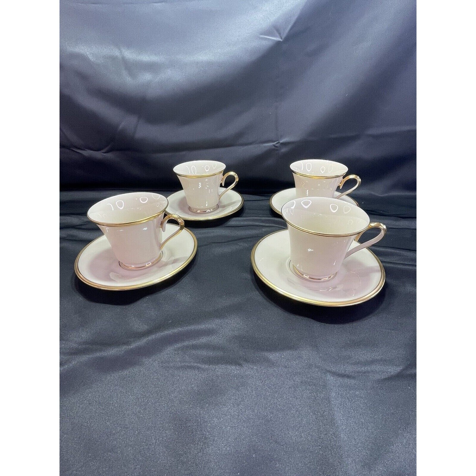 Lenox Eternal Dimension Collection Coffee/teacup and Saucer Set/lot of ...