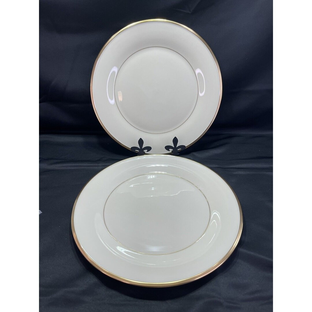 Set of 2 Lenox Eternal Dimension Collection , Dinner Plates 10” Inches ...