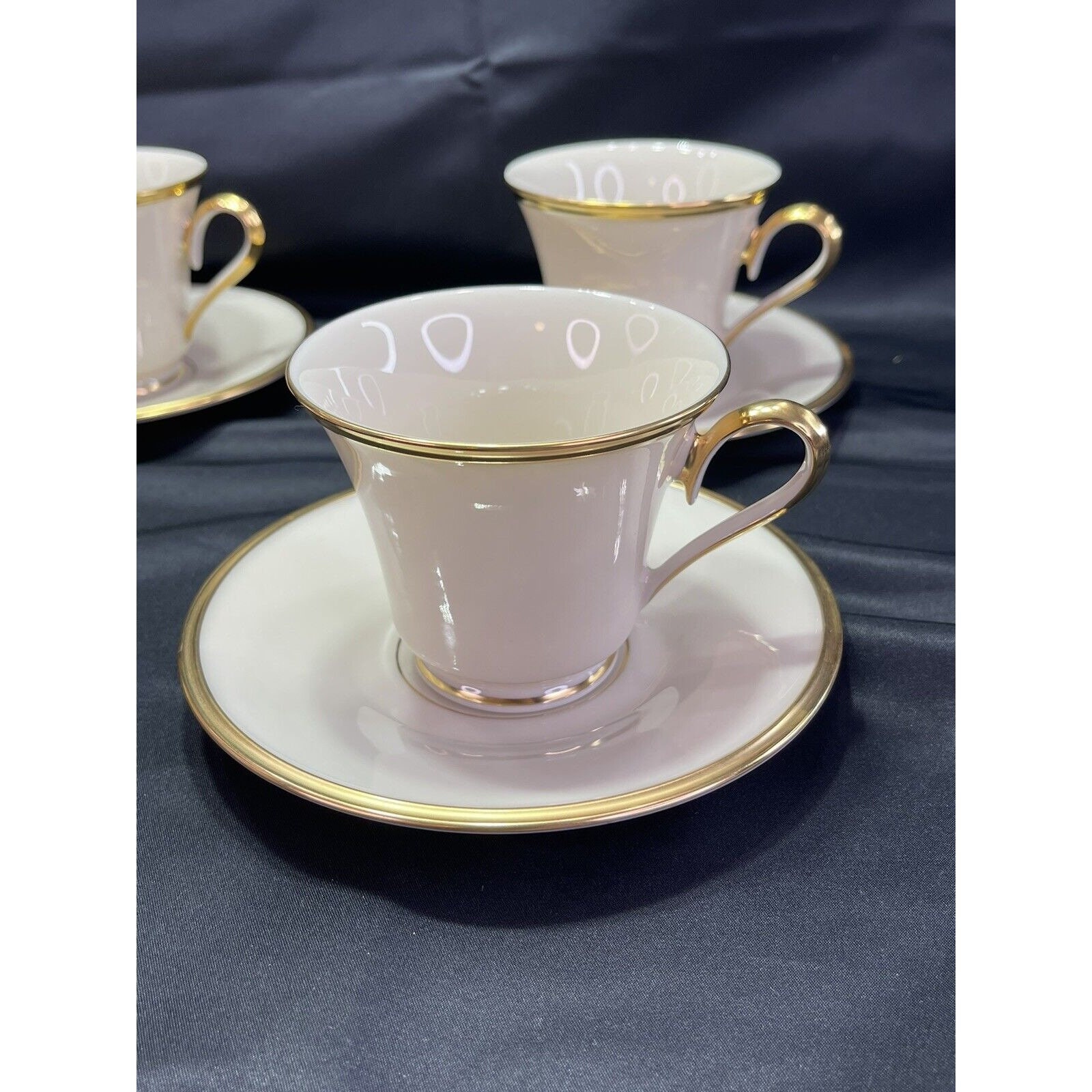 Lenox Eternal Dimension Collection Coffee/teacup and Saucer Set/lot of ...