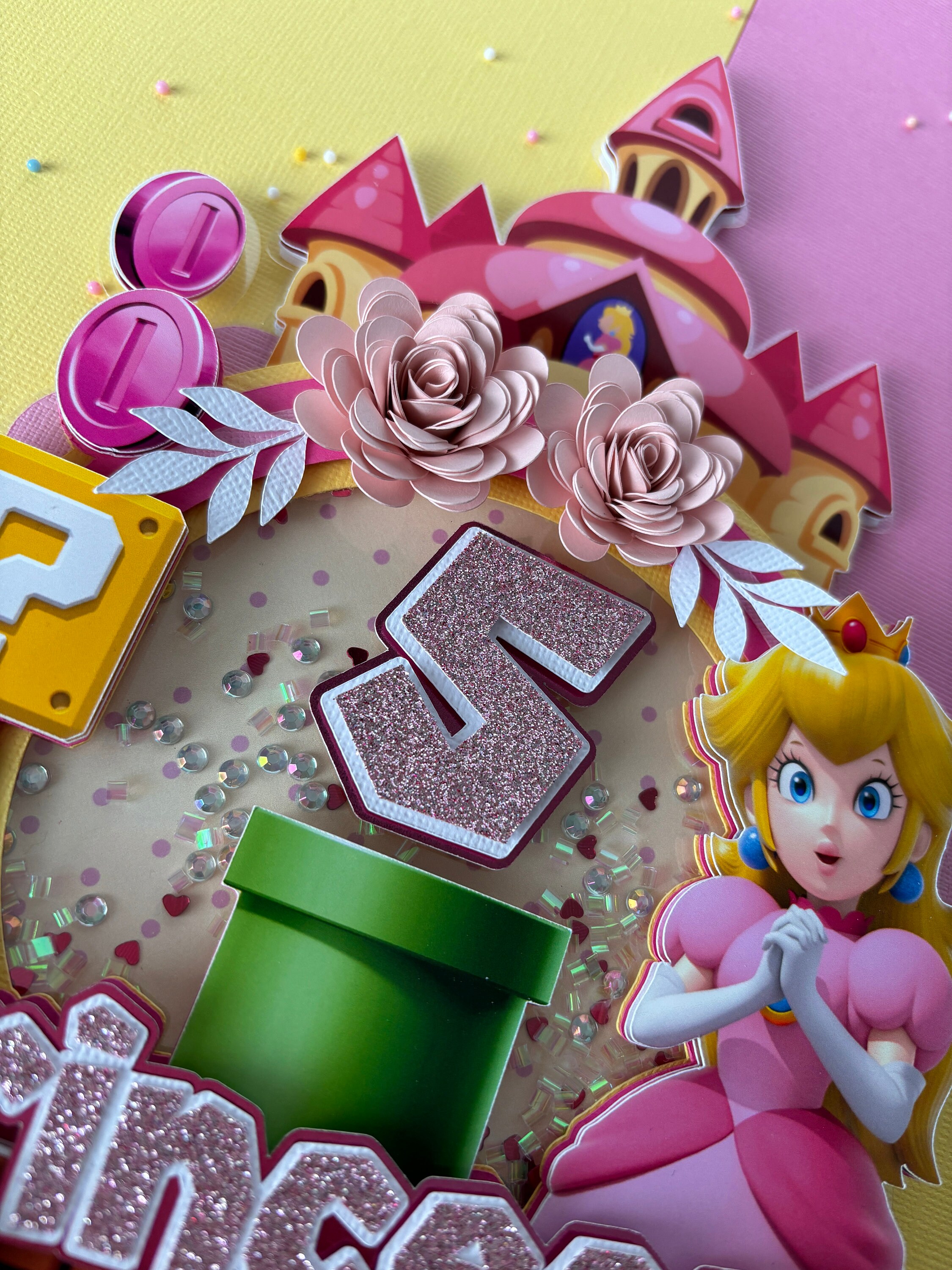 Princess Peach Cake Topper Princess Cake Topper Shaker - Etsy