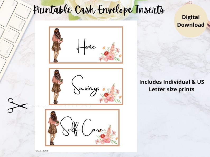 A6 Printable Cash Envelope Labels Cash Envelope - Etsy