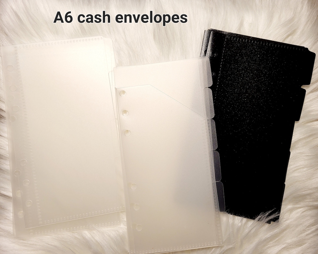 A6 Tabbed Envelopes Cash Envelopes With Tabs High Quality Cash Envelopes With Tab Set - Etsy