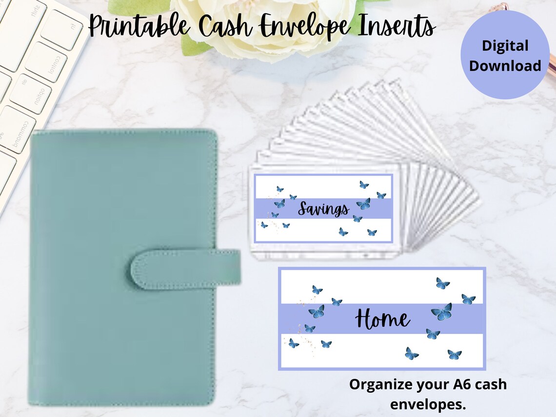 A6 Printable Cash Envelope Labels Cash Envelope Inserts - Etsy