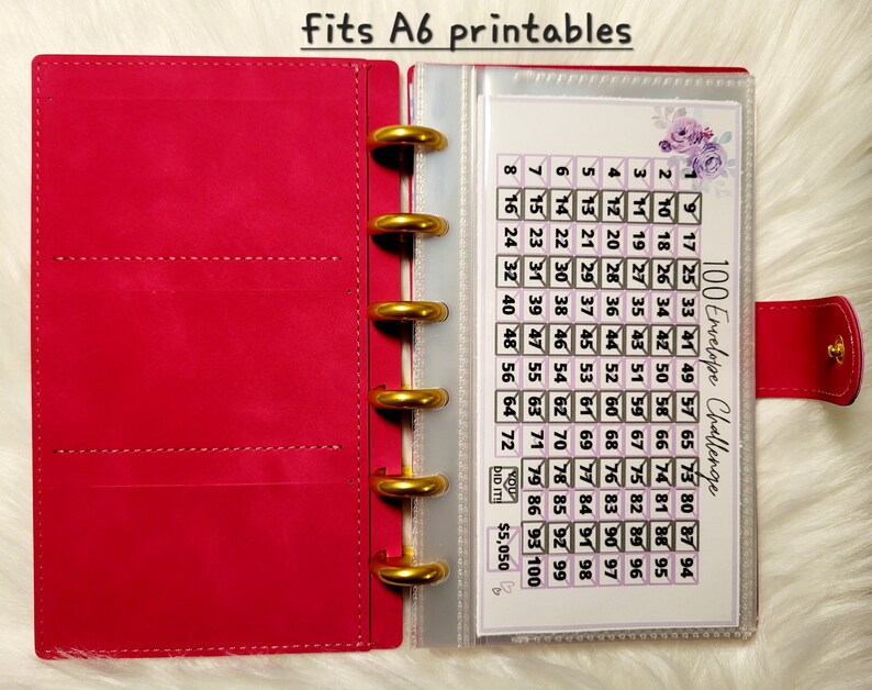 A6 Disc Binder A6 Budget Binder Journal A6 Disc Budget Binder Teller ...