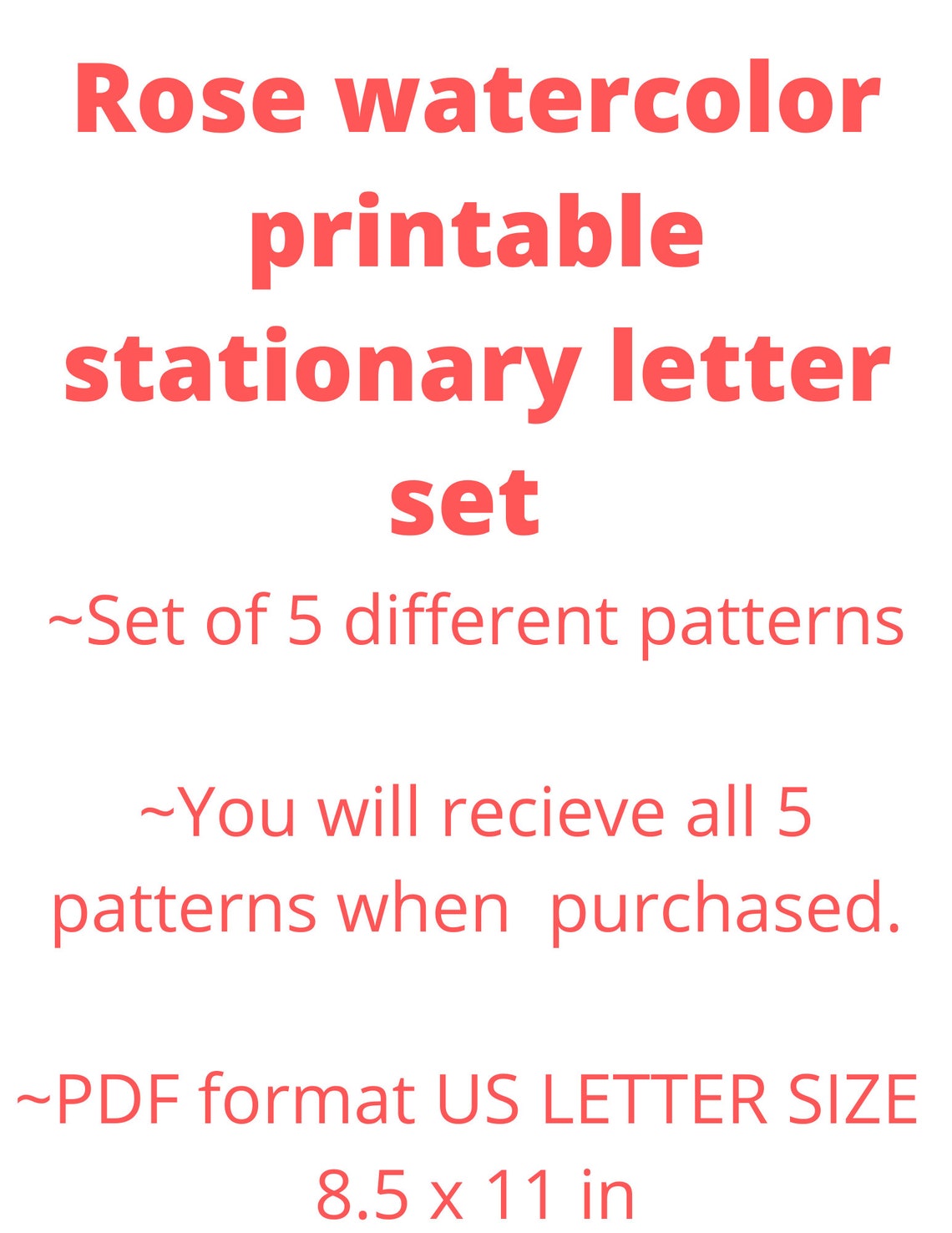 Printable Letter Writing Stationary Printable Letter Paper Printable ...
