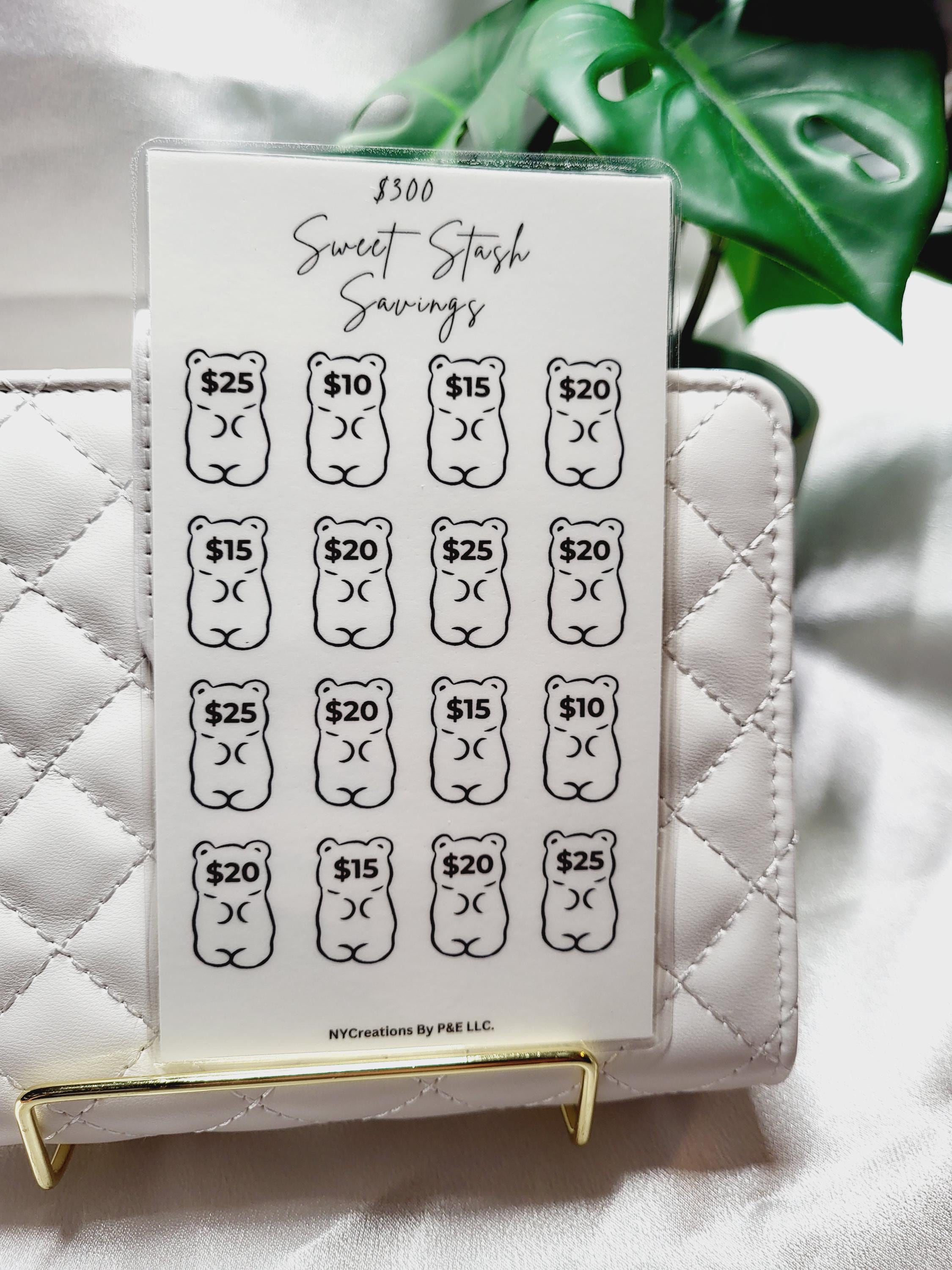 Gummy Bear Savings Challenge Tracker | A6 Envelope Size | Budgeting ...