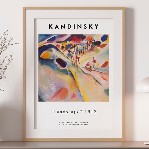 Wassily Kandinsky Poster Kandinsky Exhibition Print - Etsy