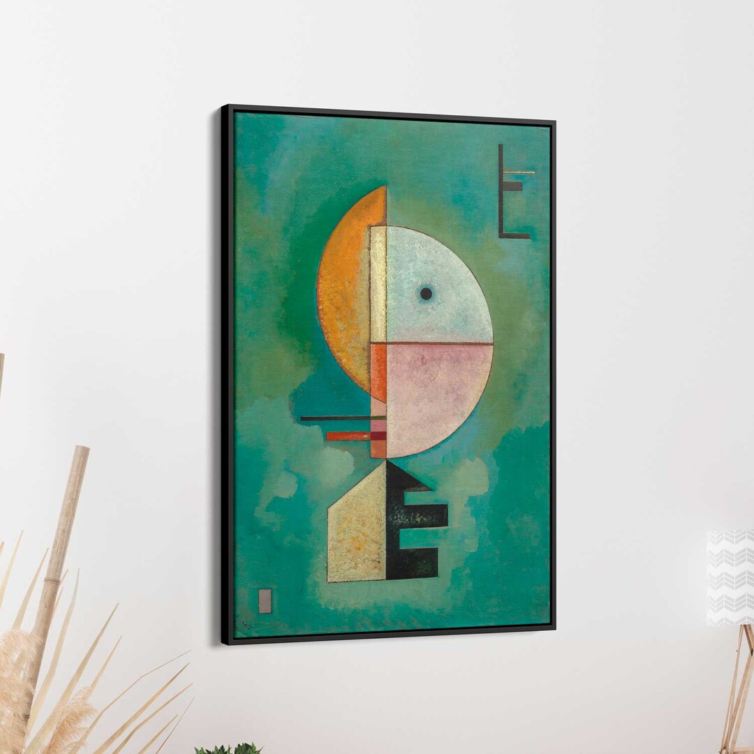 Wassily Kandinsky Canvas Upward 1929 Framed Canvas Wall - Etsy