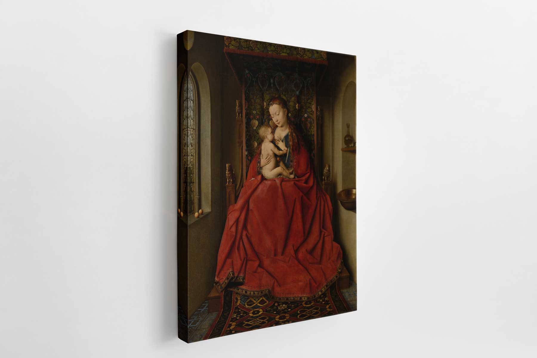 Jan Van Eyck Canvas the Ince Hall Madonna 1433 Framed - Etsy Ireland