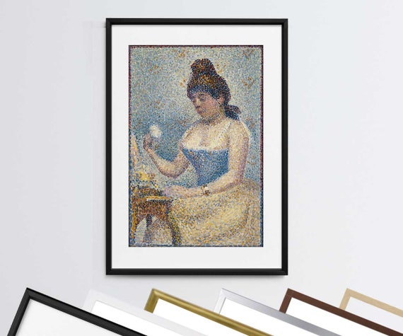 Georges Seurat Young Woman Powdering Herself