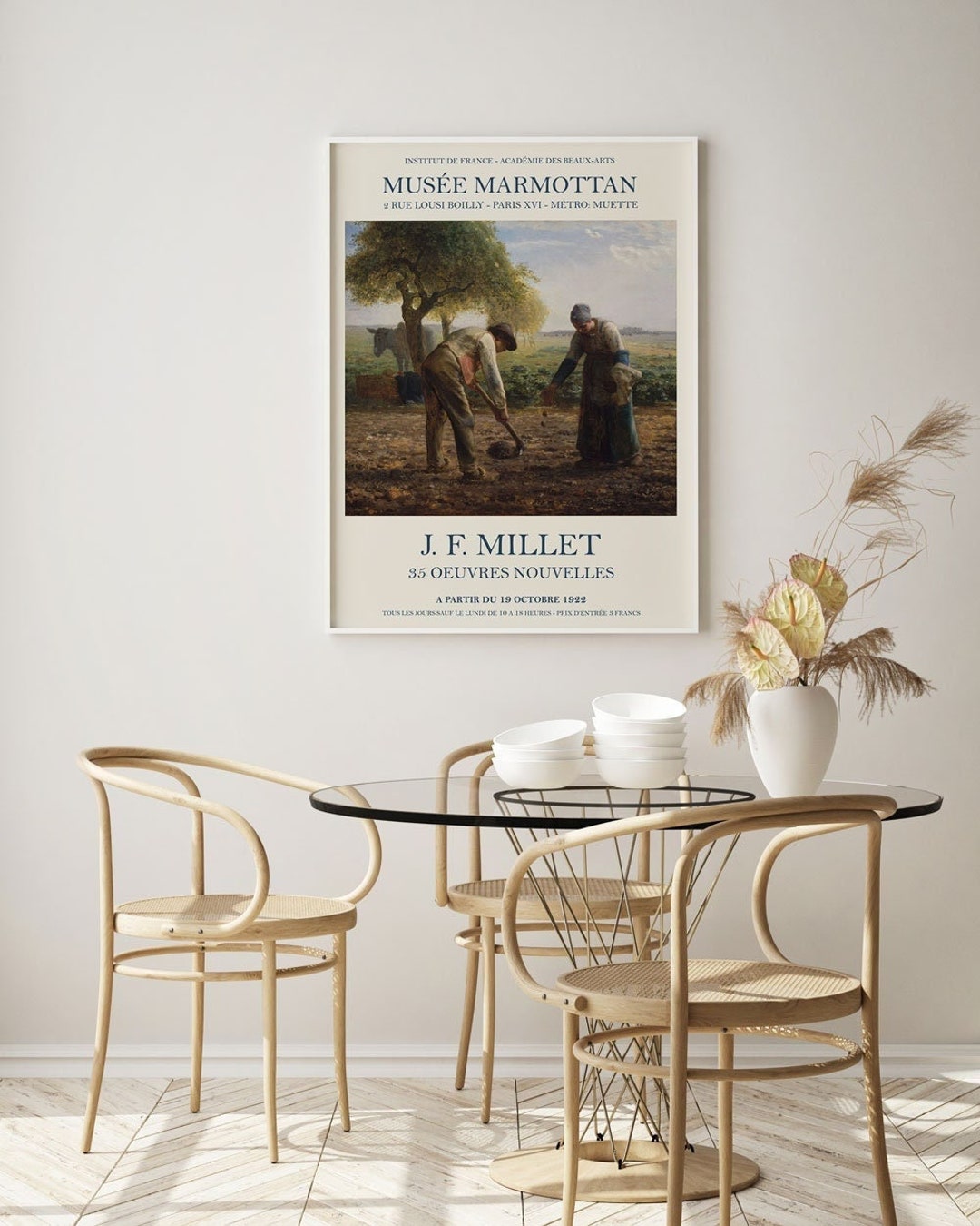 Jean-françois Millet Print Potato Planters Jean Francois Millet Poster ...