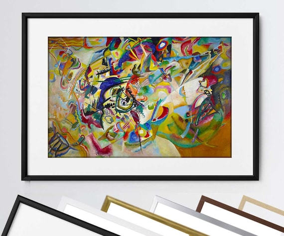 Wassily Kandinsky Composition VI 1913 Framed Print Wall - Etsy