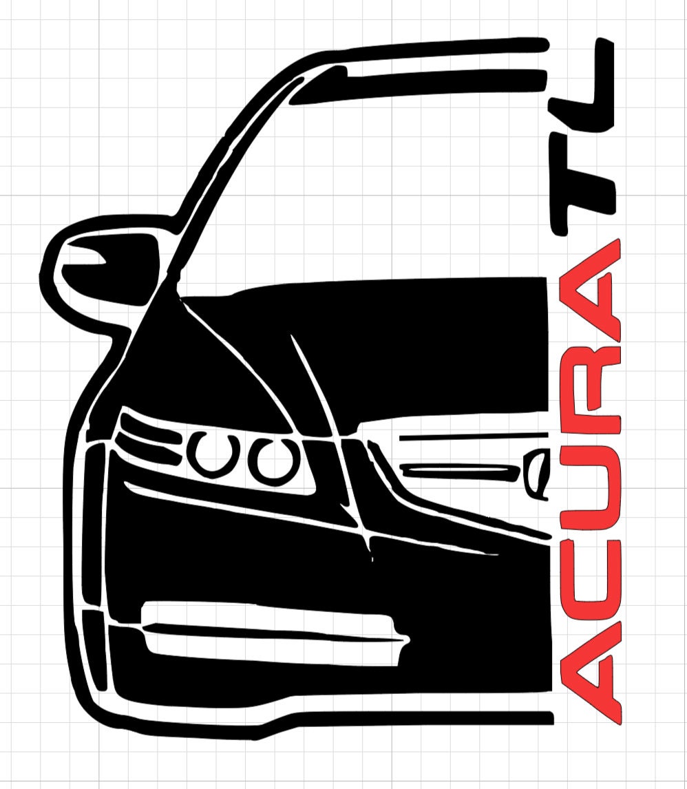 Acura TL SVG File - Etsy