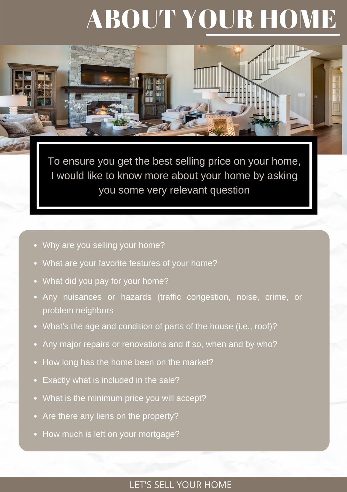 Real Estate Listing Presentation: Printable Seller's Guide (canva ...