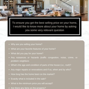 Real Estate Listing Presentation: Printable Seller's Guide (canva ...