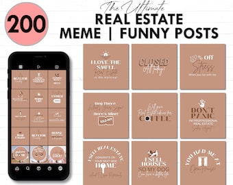 Funny Real Estate Posts 20 Instagram Posts Funny Real - Etsy