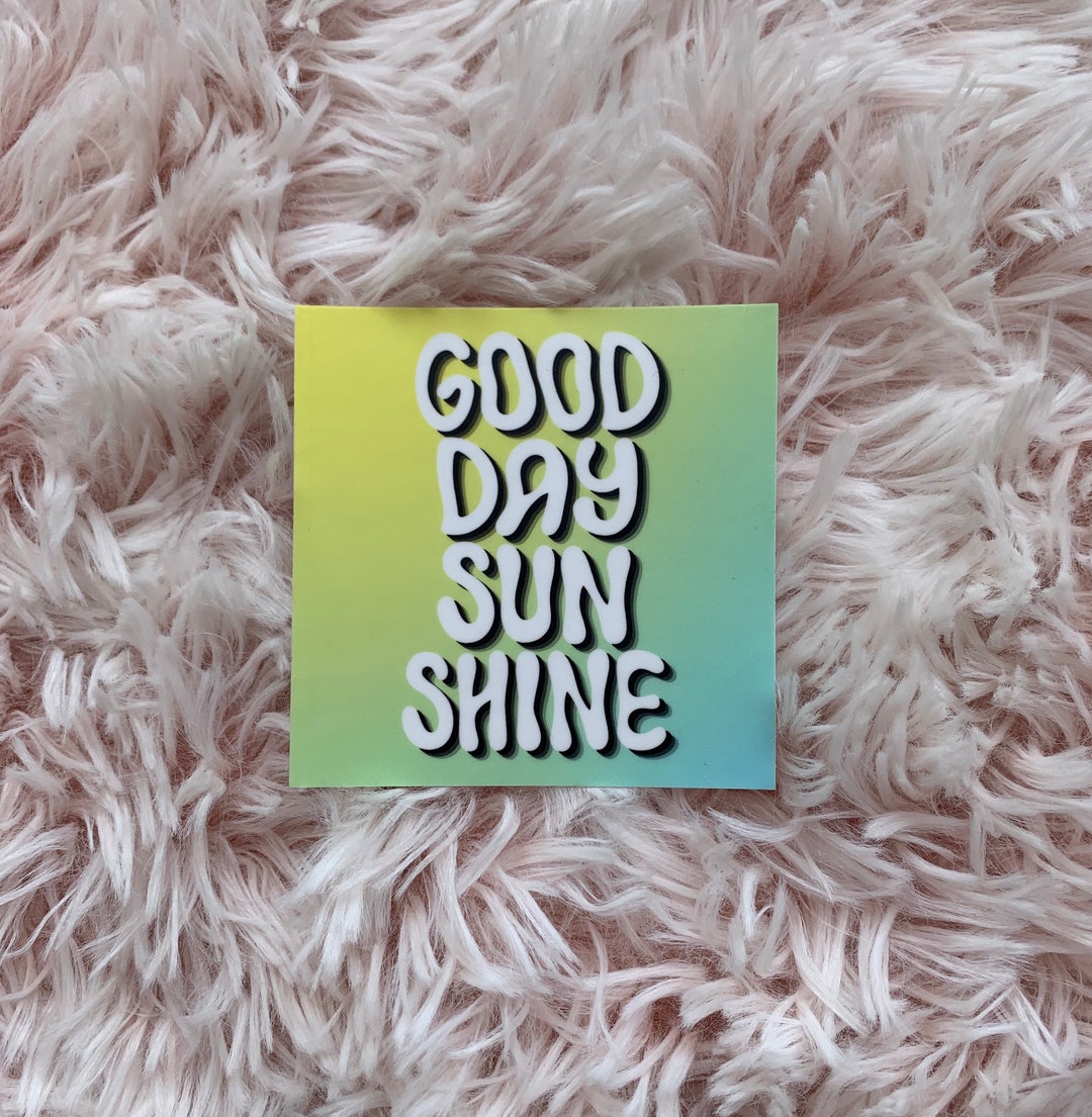 The Beatles Groovy Sunshine Sticker - Etsy