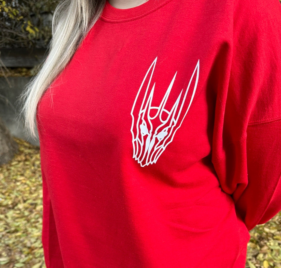 Sauron Sweatshirt, Lord of the Rings Mace - Etsy