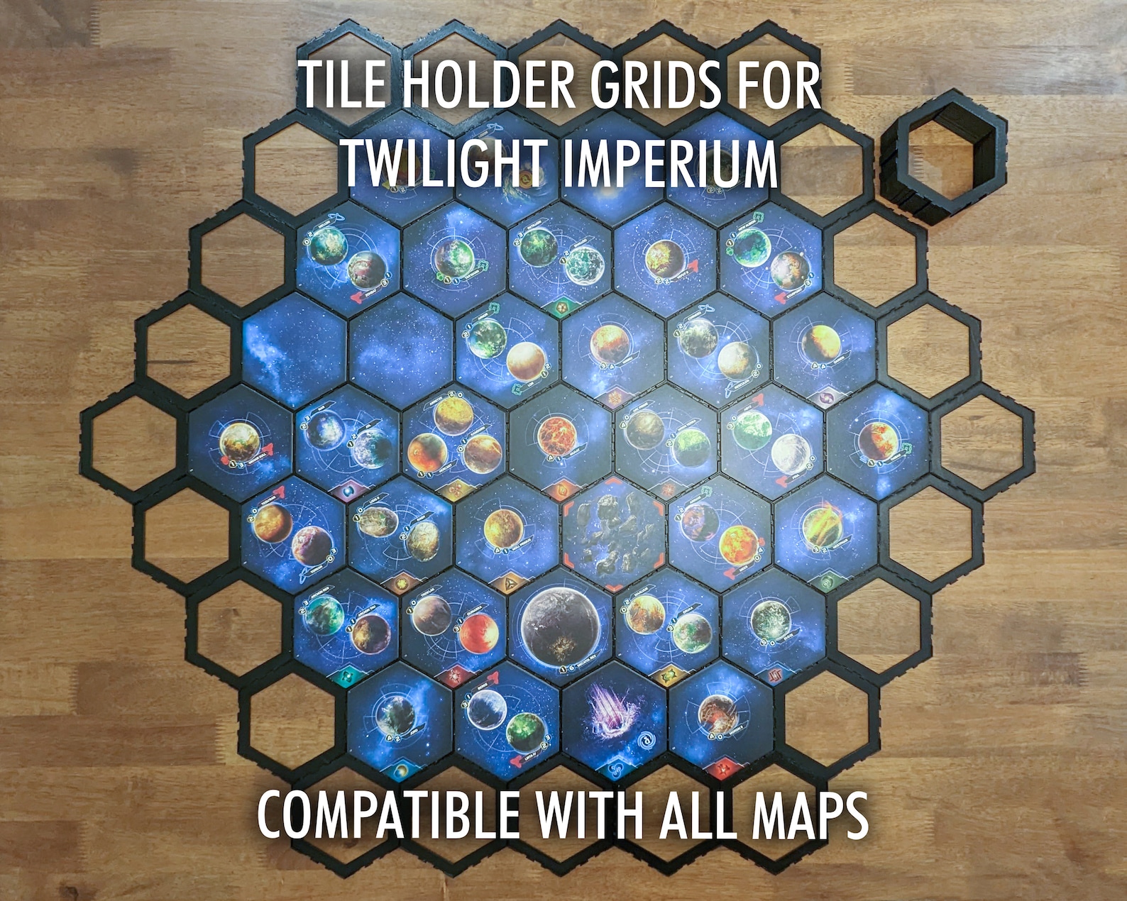 Tile Grid Holders for Twilight Imperium Board Game Customizable Locking ...