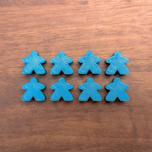 Meeple Set for Carcassonne Board Game and Expansions - Tabletop Gaming ...