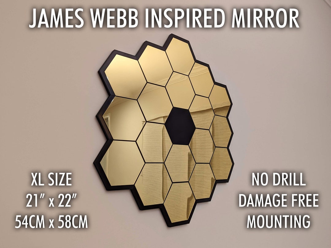 XL James Webb Space Telescope Inspired Mirror - Extra Large Sturdy - No ...