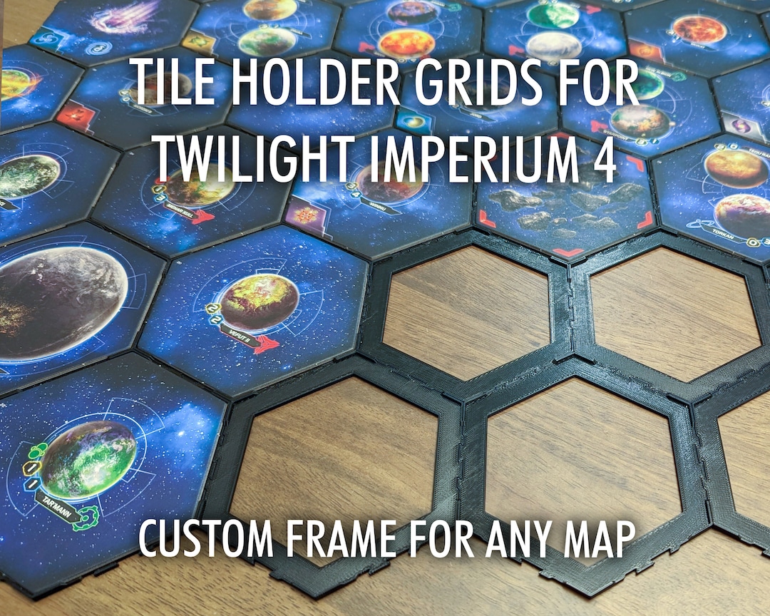 TI4 Custom Map Tile Organizer Frame for Twilight Imperium 4th Fourth Edition - Modular ...
