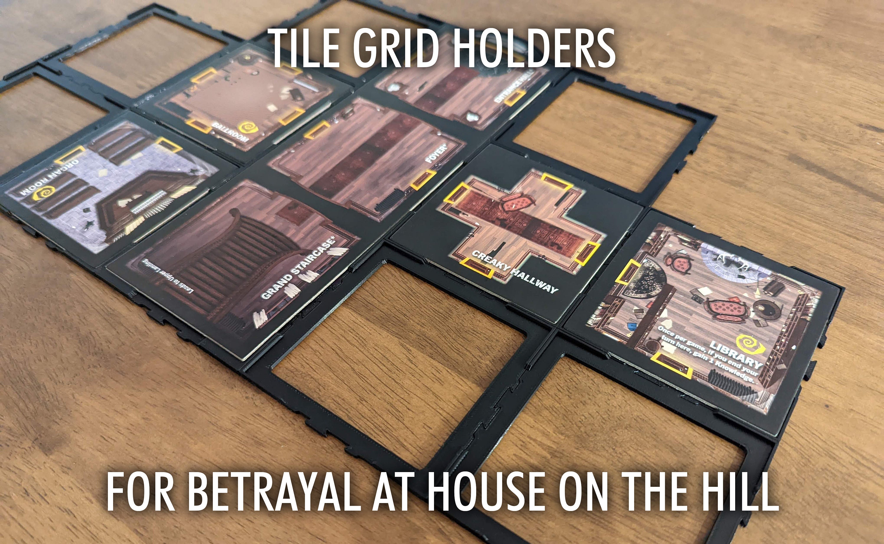 Tile Grid Holders for Betrayal at House on the Hill Board Game 3rd ...