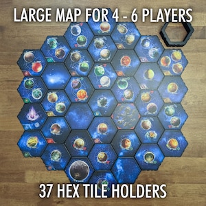 TI4 Custom Map Tile Organizer Frame for Twilight Imperium 4th Fourth Edition - Modular ...